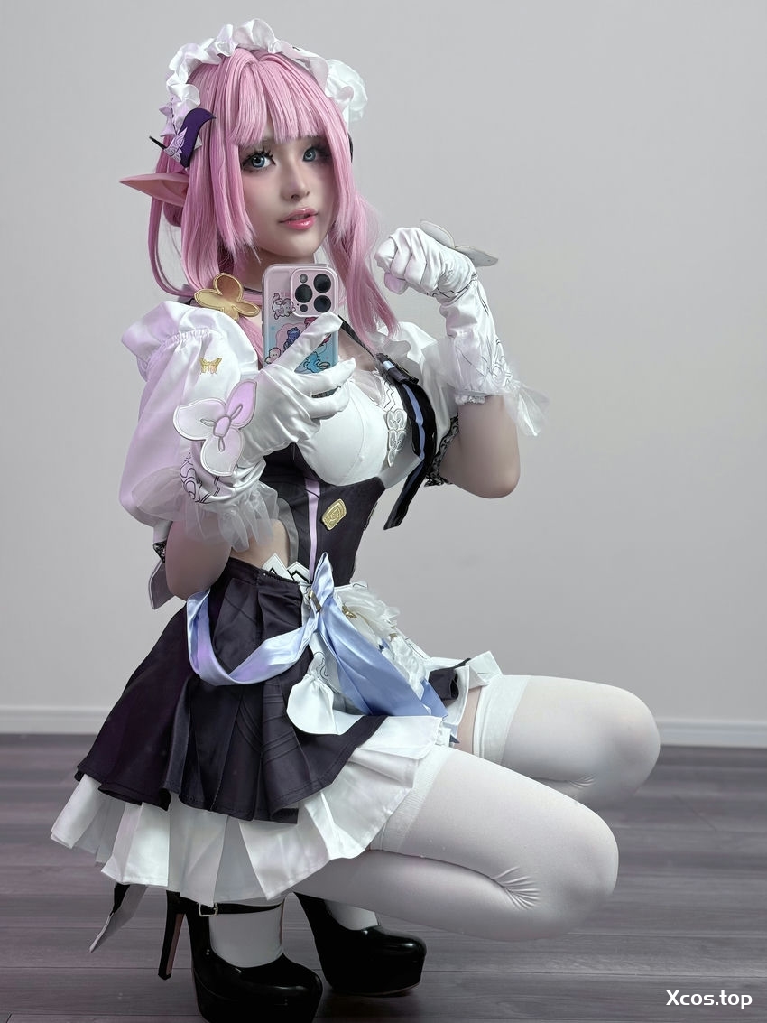 幼愛youmeko NO.018 崩坏三 爱莉希雅女仆装 [20P-68MB] - Xcos