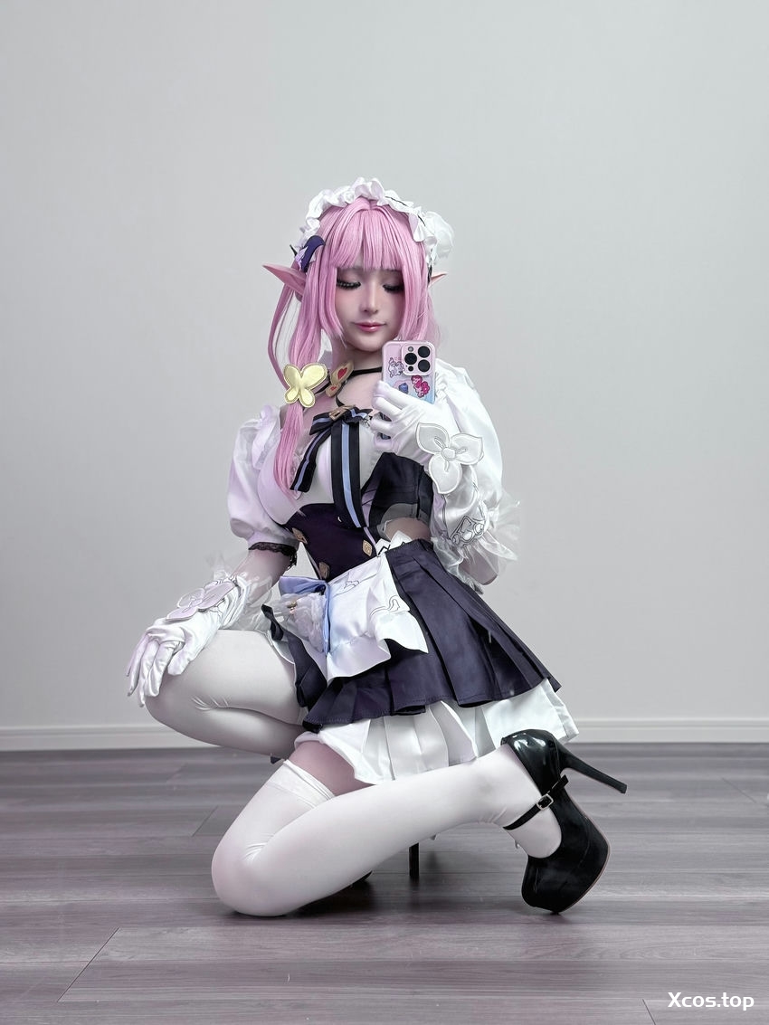 幼愛youmeko NO.018 崩坏三 爱莉希雅女仆装 [20P-68MB] - Xcos