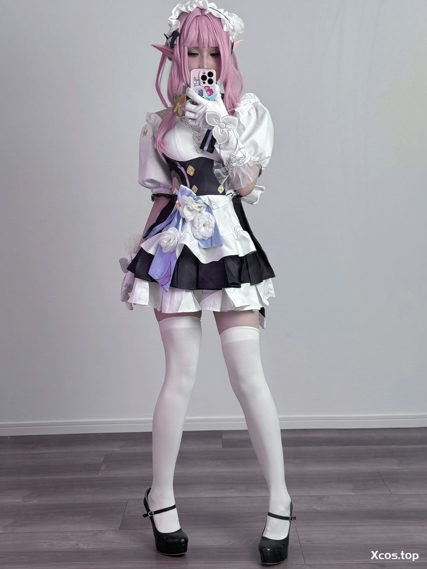 幼愛youmeko NO.018 崩坏三 爱莉希雅女仆装 [20P-68MB] - Xcos