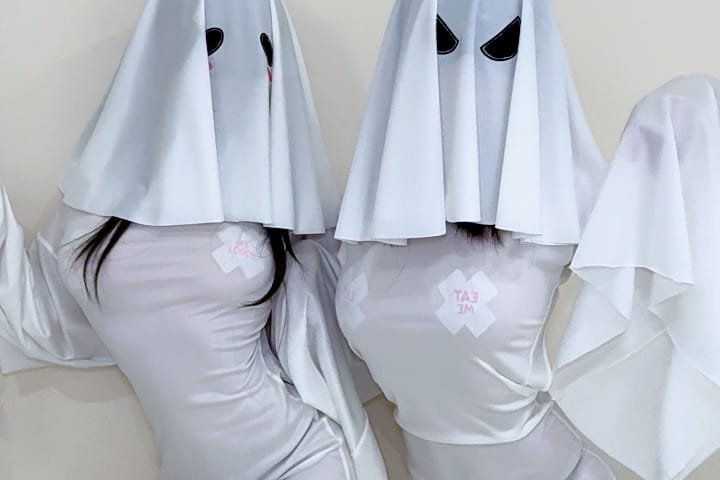 二佐Nisa&九曲Jean - 幽灵娘[50P+4V-1GB] - Xcos